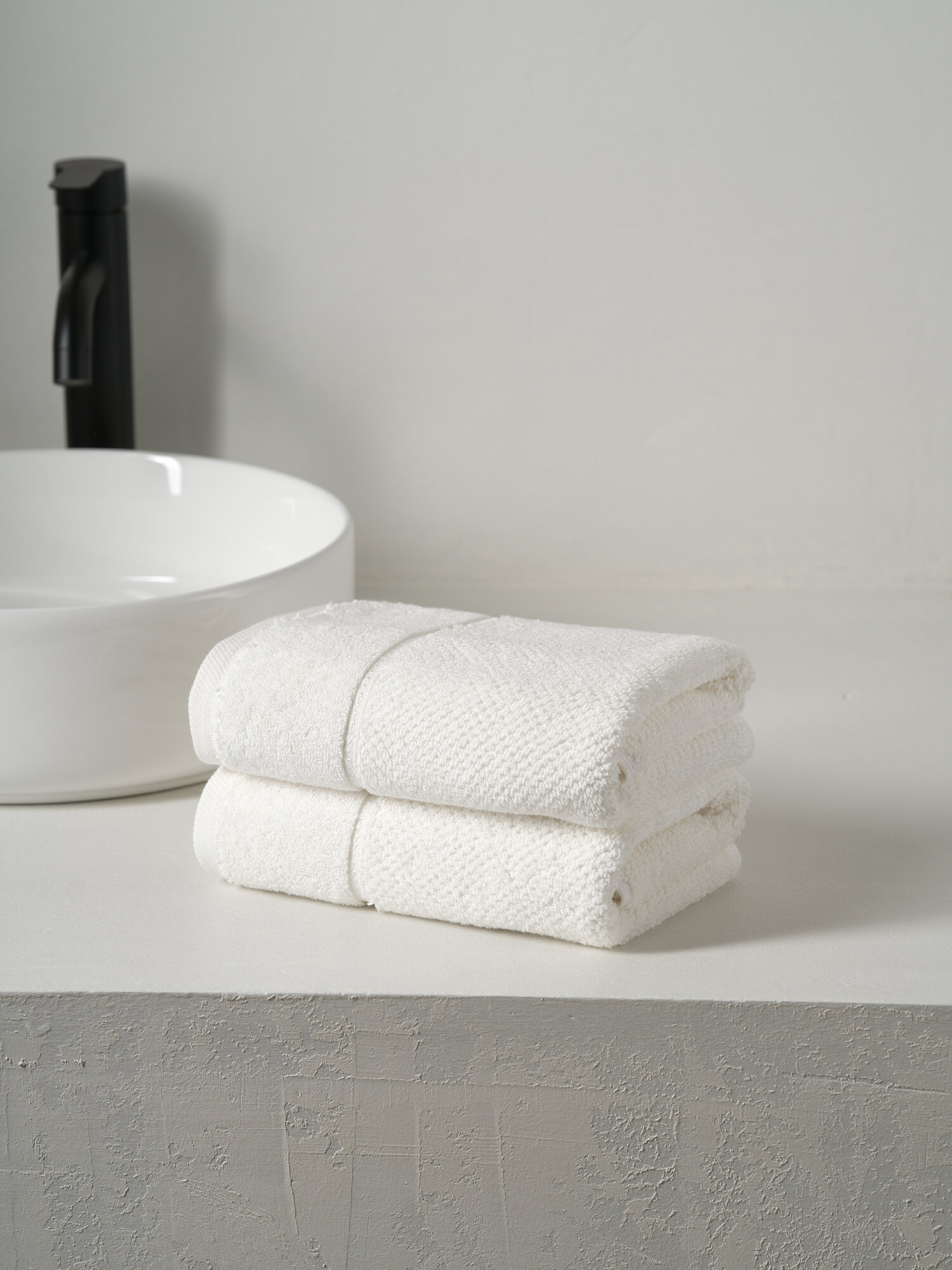 Набор полотенец махровых Ночь Нежна "Softness-2" Белый 50х90 (2 шт.)