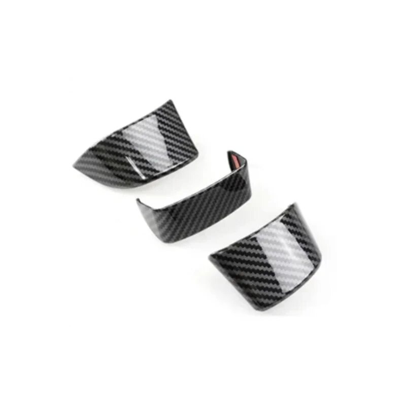 Для VW Golf 5 MK5 Passat B6 Jetta Tiguan Touran автомобильный руль, декоративная крышка, carbon 3pcs