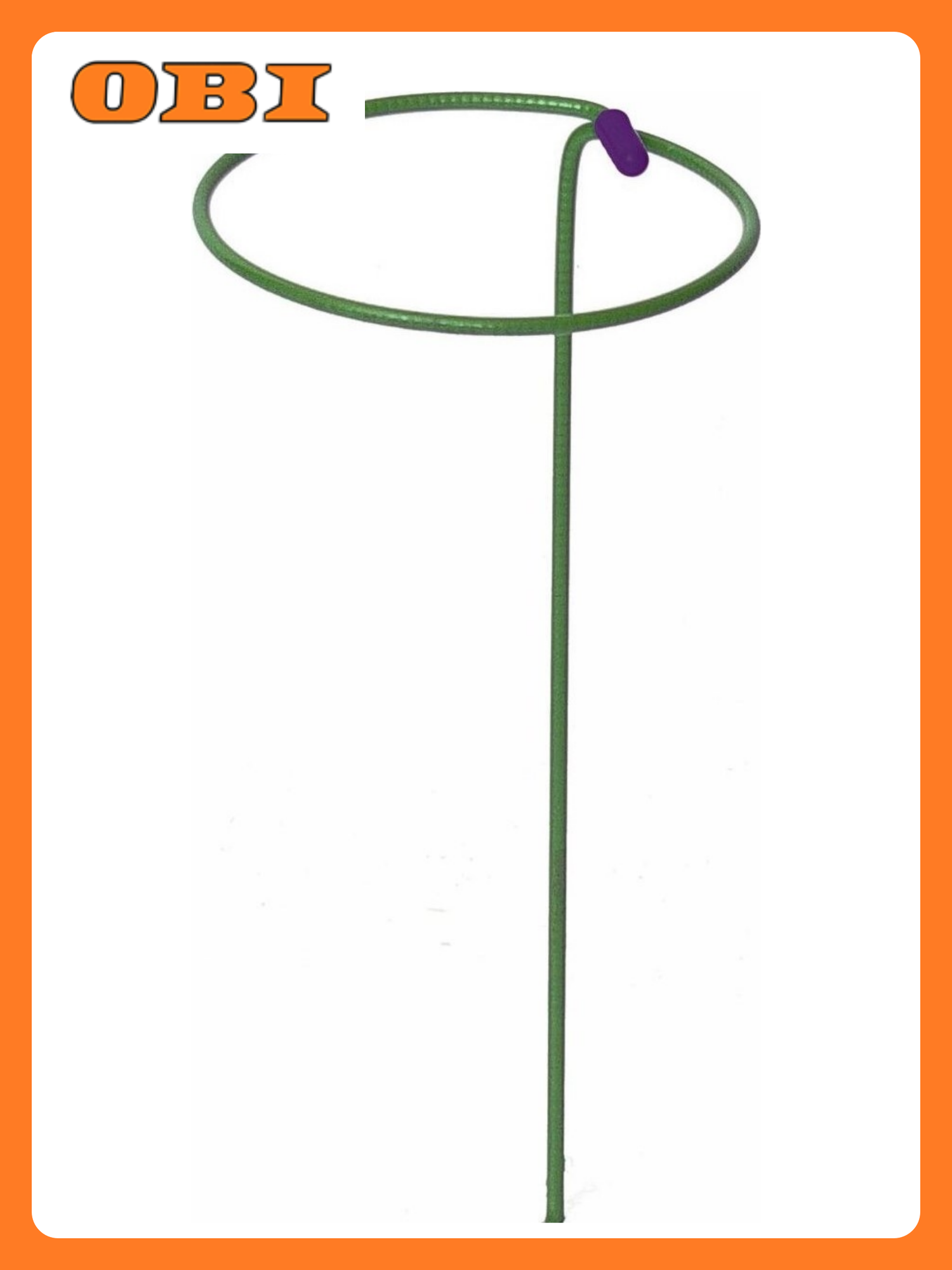 Опора Клевер-С, для клубники, ПВХ, неразборная, зеленая, 12x37x9 см