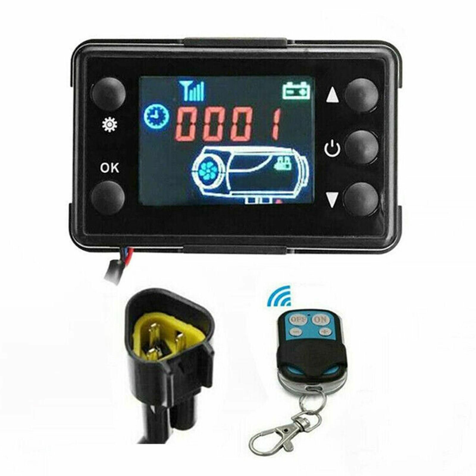 Контроллер дизельного стояночного отопителя с ЖК-экраном. / для Автономный воздушный отопитель салона авто. (переключатель панель управления+пульт дистанционного управления) OP90H