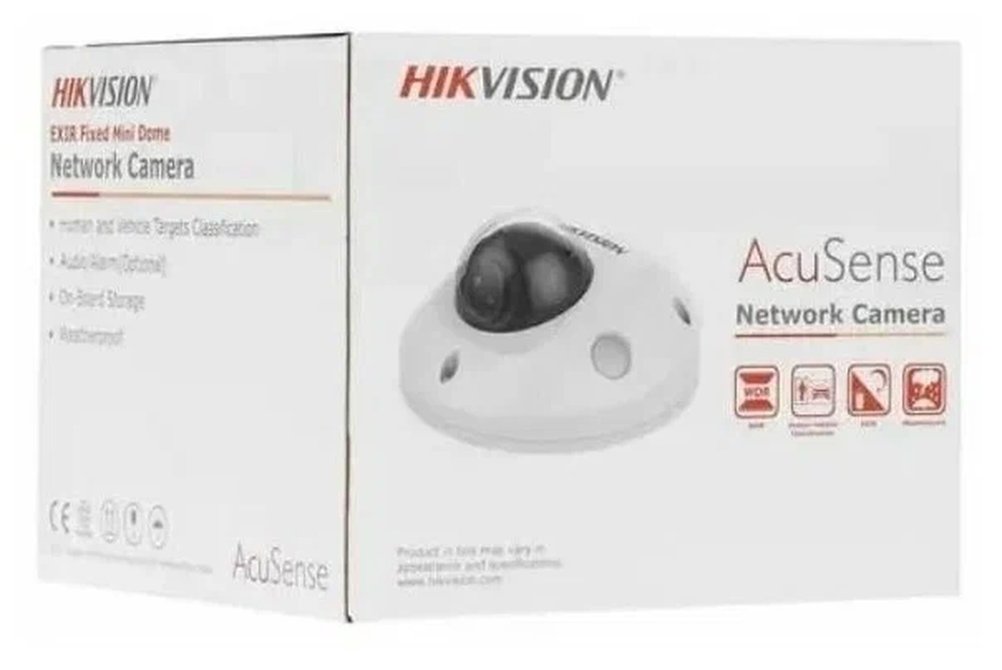 IP-камера Hikvision DS-2CD2523G2-IS, 1920x1080, 2.8 мм, уличная, потолочная, IP67, белая