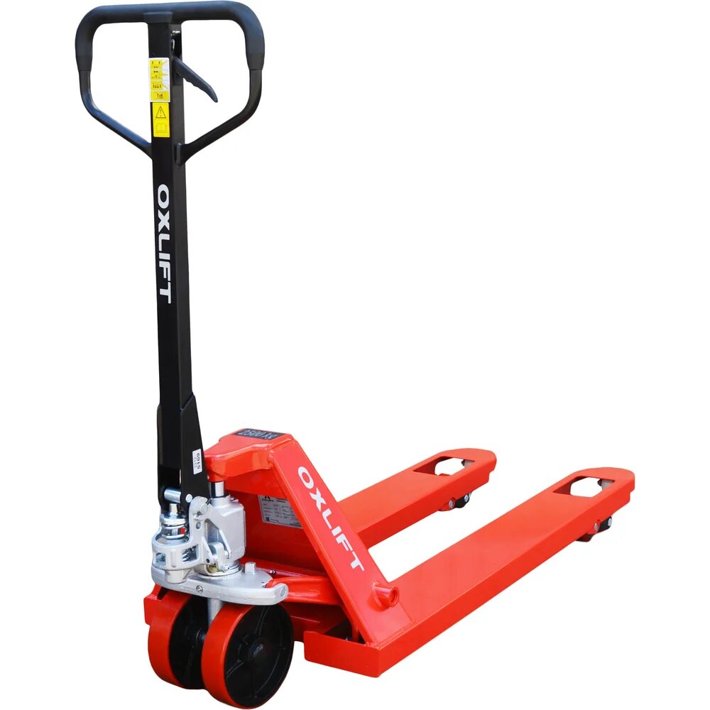 Ручная гидравлическая тележка OXLIFT AC25P Premium разборный гидроузел полупроф полиуретановые колёса