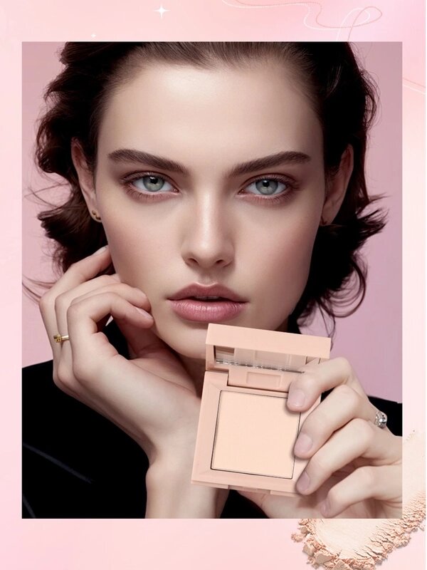 Тени для век палетка QiBest, матовые, блестящие, нюд, мини-палетка, 3 оттенка, 7,5 г