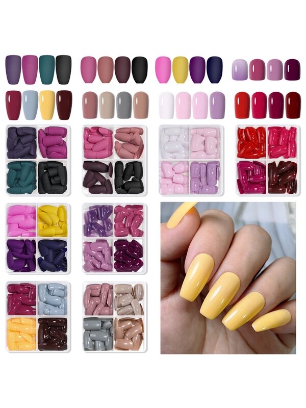 Накладные ногти, типсы 96 шт