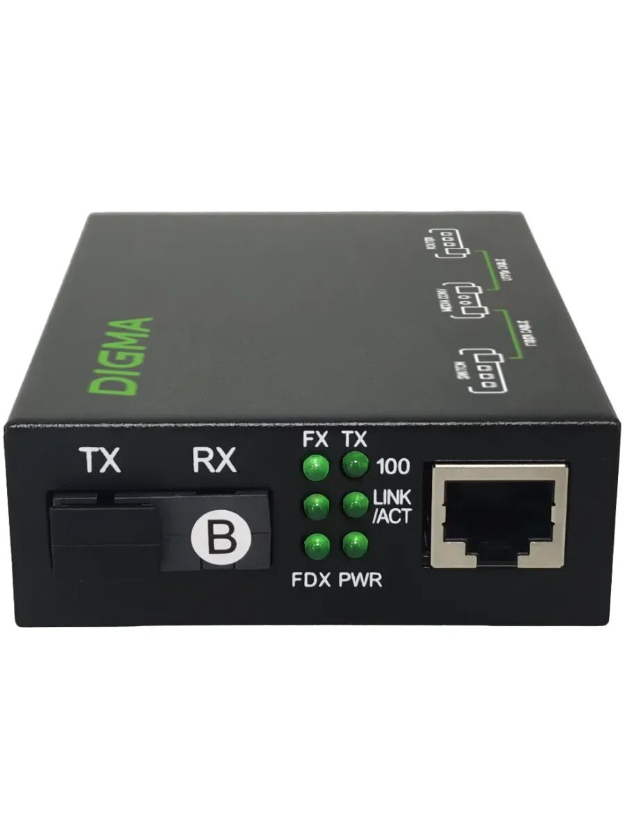 Медиаконвертер Digma DMC-1F53-20B