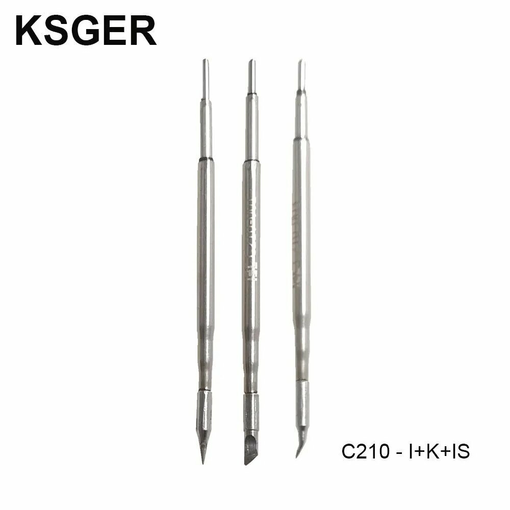 KSGER C210 Tip K IS I для дюймового автоматического сна с быстрым нагревом Для JBC 210 Советы