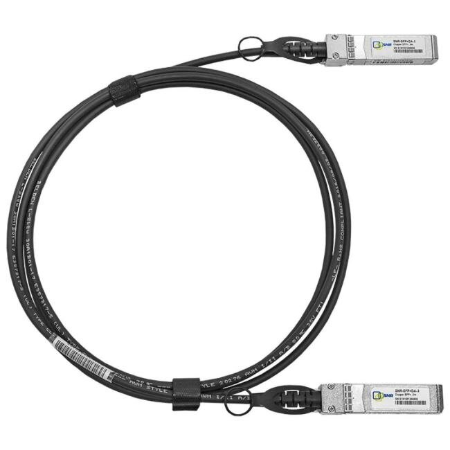 SNR-SFP+DA-1 SNR Кабельная сборка SNR Direct Attach Twinax Cable (DAC), SFP+ 10Gb, 1m, support 10Gb Ethernet / 8Gb FC