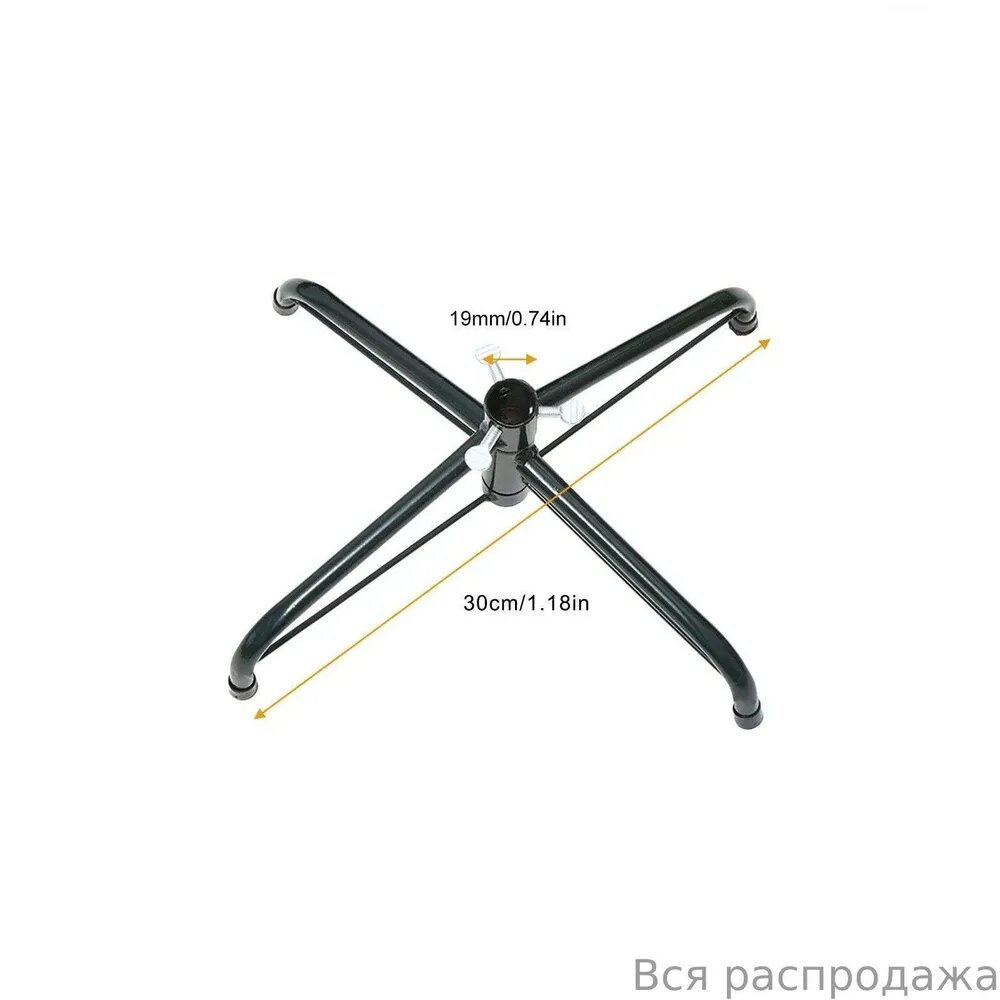 Складная железная тренога для рождественской елки, металлический кронштейн основания рождественской елки