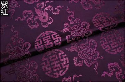 Парча ZHONGYIJIATIMELY, вискоза+полиэстер, 1 шт. Фиолетовый, 5