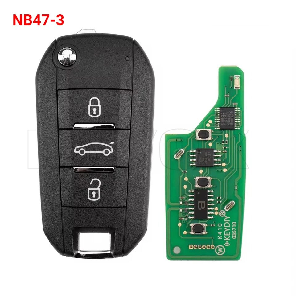 Ключ KEYDIY NB47-3 для Peugeot Citroen