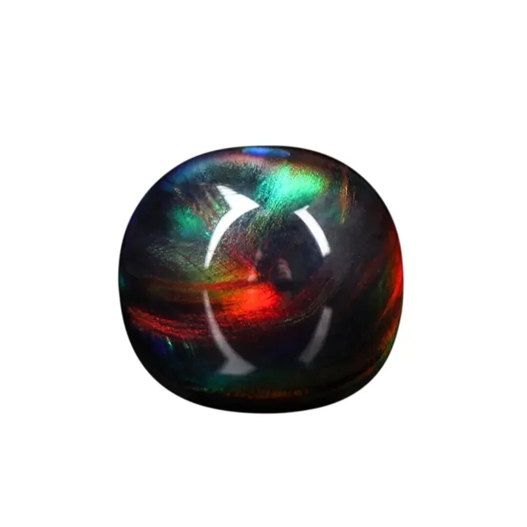 Черный опал бусина NINGXGEM 11x12mm 1pcs