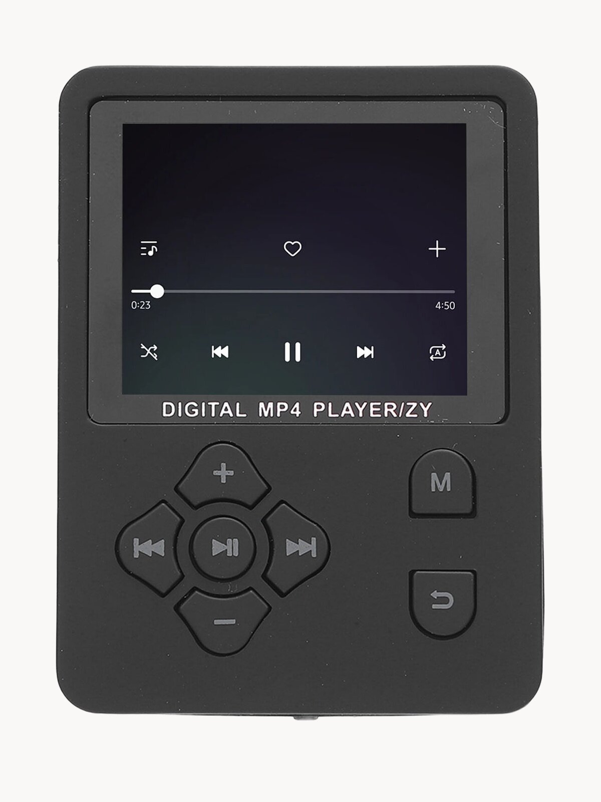 MP3 Player with Bluetooth 5.0 HiFi Portable Music Radio Voice Recorder E Book for Sports Running Black