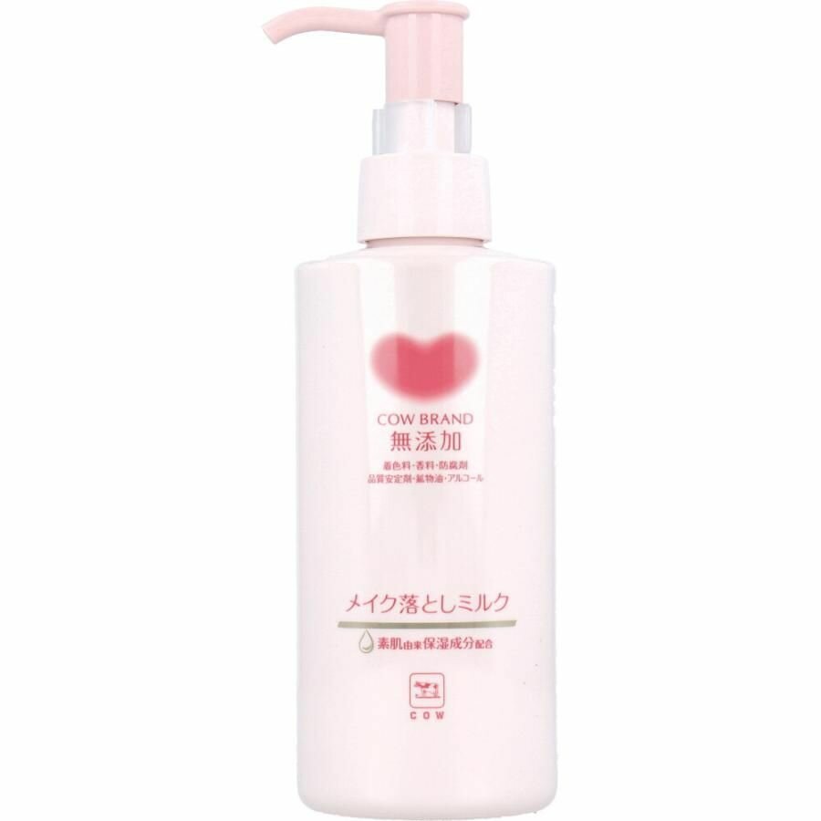 COW Молочко для снятия макияжа Mutenka с натуральными ингредиентами без добавок, 150 мл