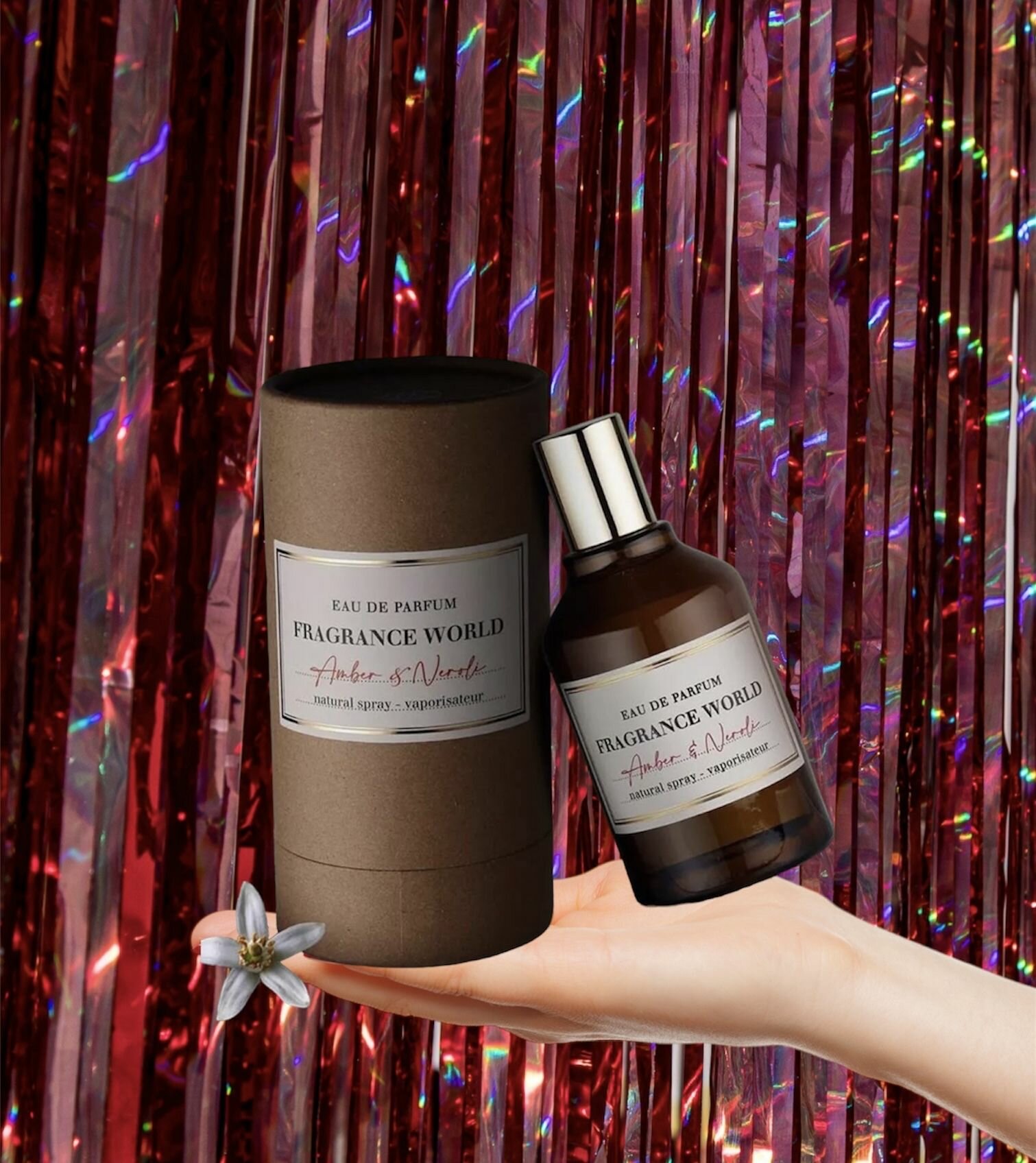 Парфюмерная вода Fragrance World Amber Neroli, 80мл, фужерная, пряная