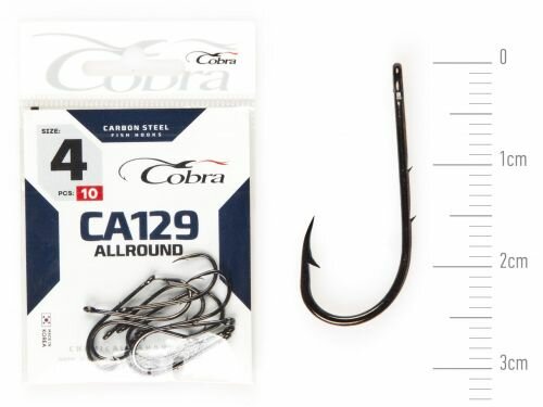 Крючки Cobra ALLROUND CA129 размер 004 10шт.