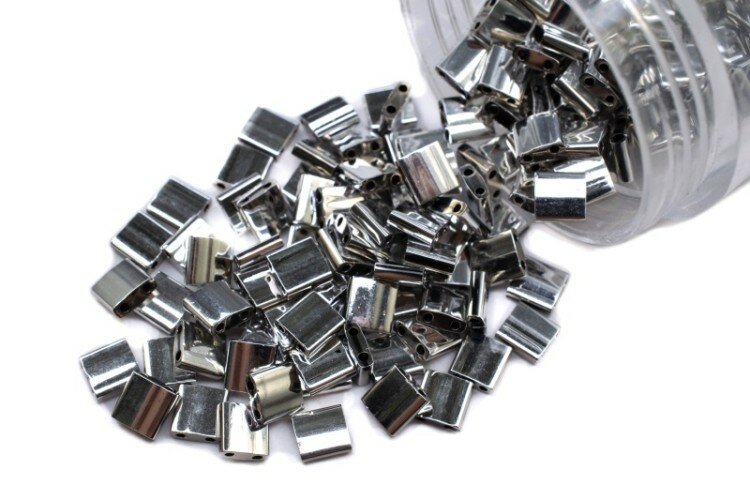 Бисер японский MIYUKI TILA #55095 Black Labrador Fulll, непрозрачный, 5 грамм