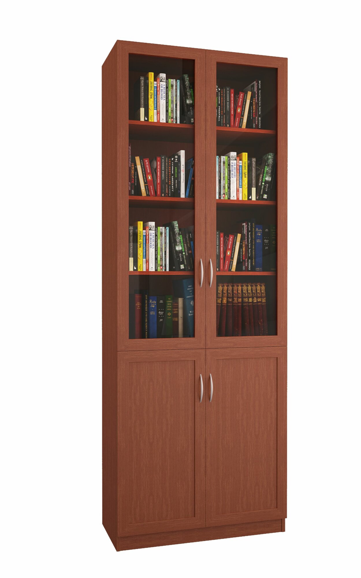 Книжный шкаф "Библиограф 2.3" 80х200х40, орех мария луиза