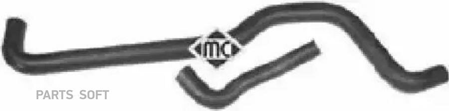 METALCAUCHO К-Т патрубков теплообменника VW TRANSPORTER T4 2.4D-2.5TDI 90-03