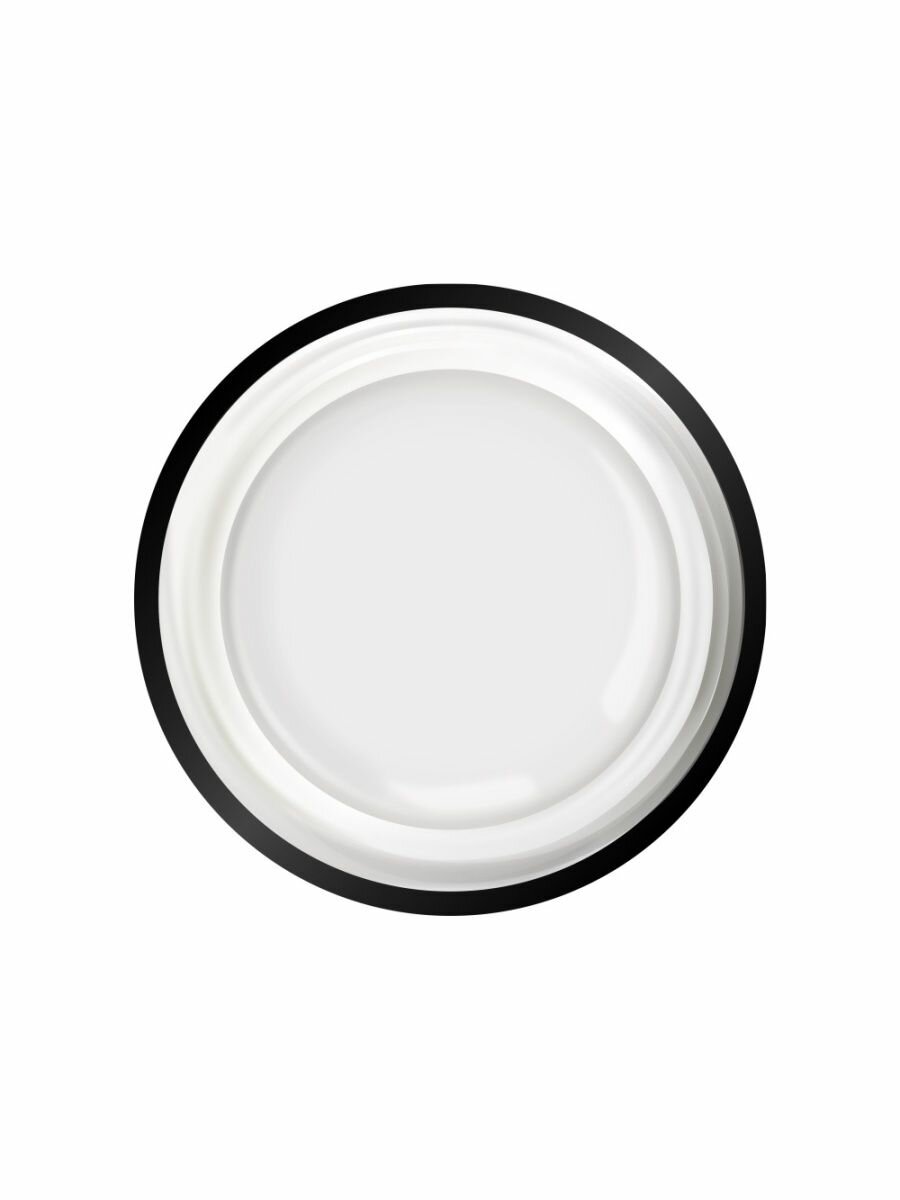 Nail Club Гель-краска для ногтей с липким слоем GO-02 White, 5 мл.