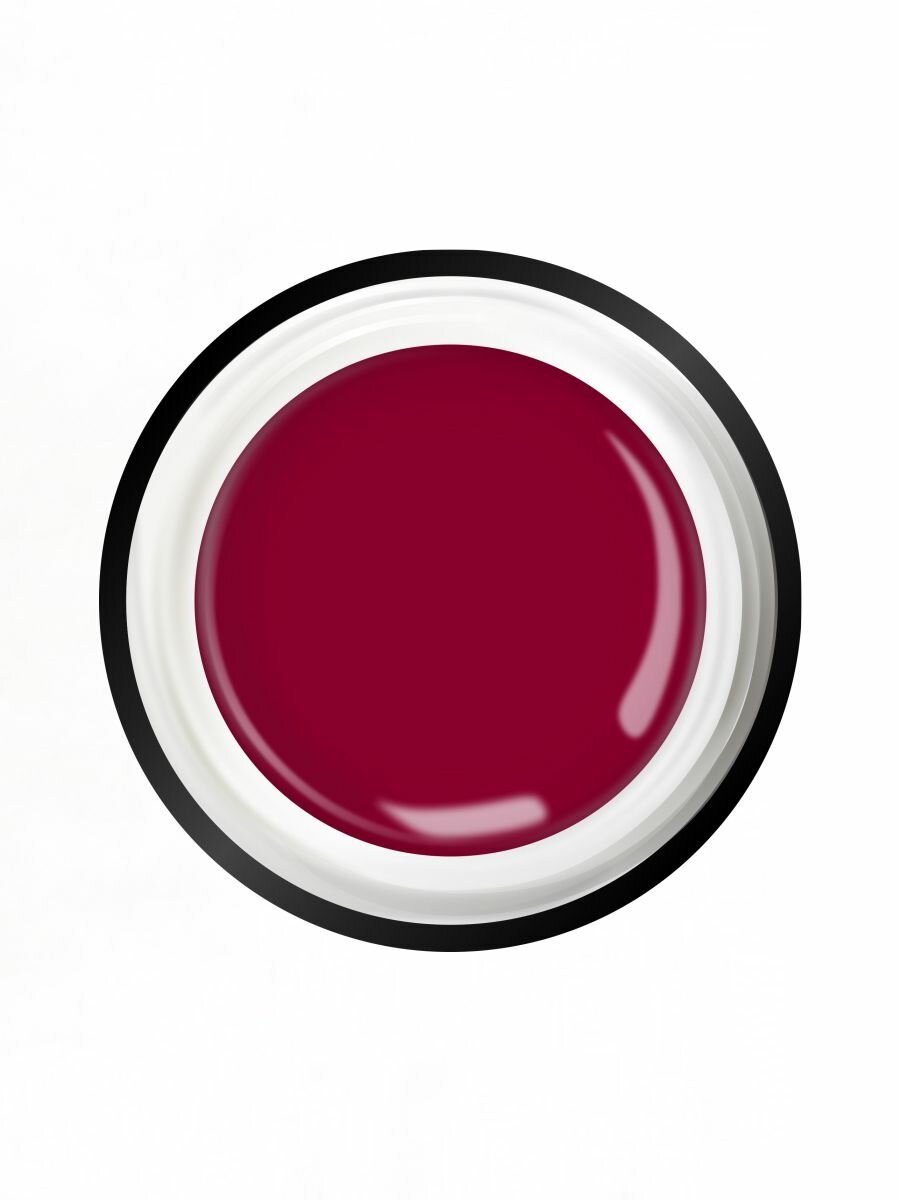 Nail Club Гель-краска для ногтей с липким слоем GO-16 Cherry, 5 мл.