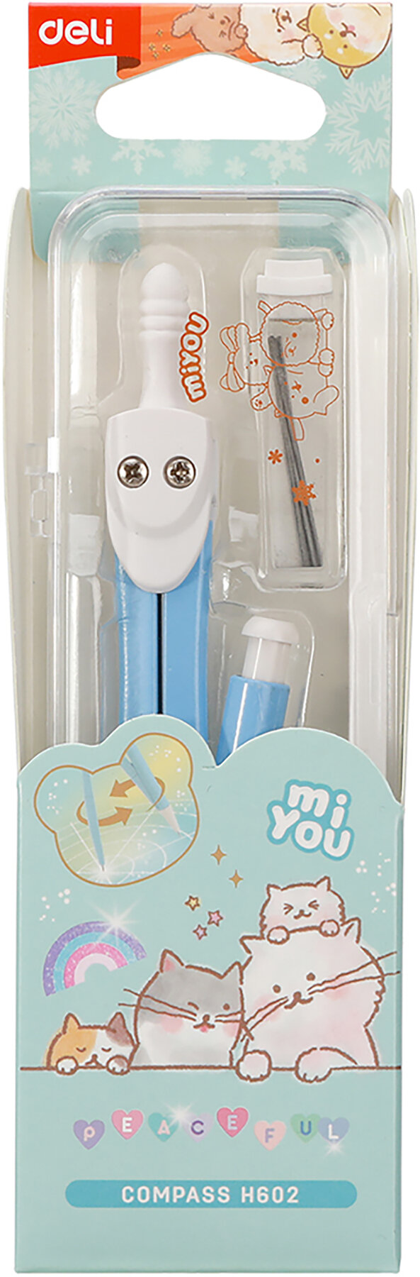 Циркуль с механическим карандашом MiYou, в ассортименте