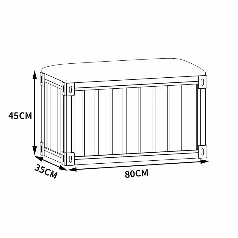 Банкетка серии Industrial Furniture (80 см (выбор цвета при заказе))