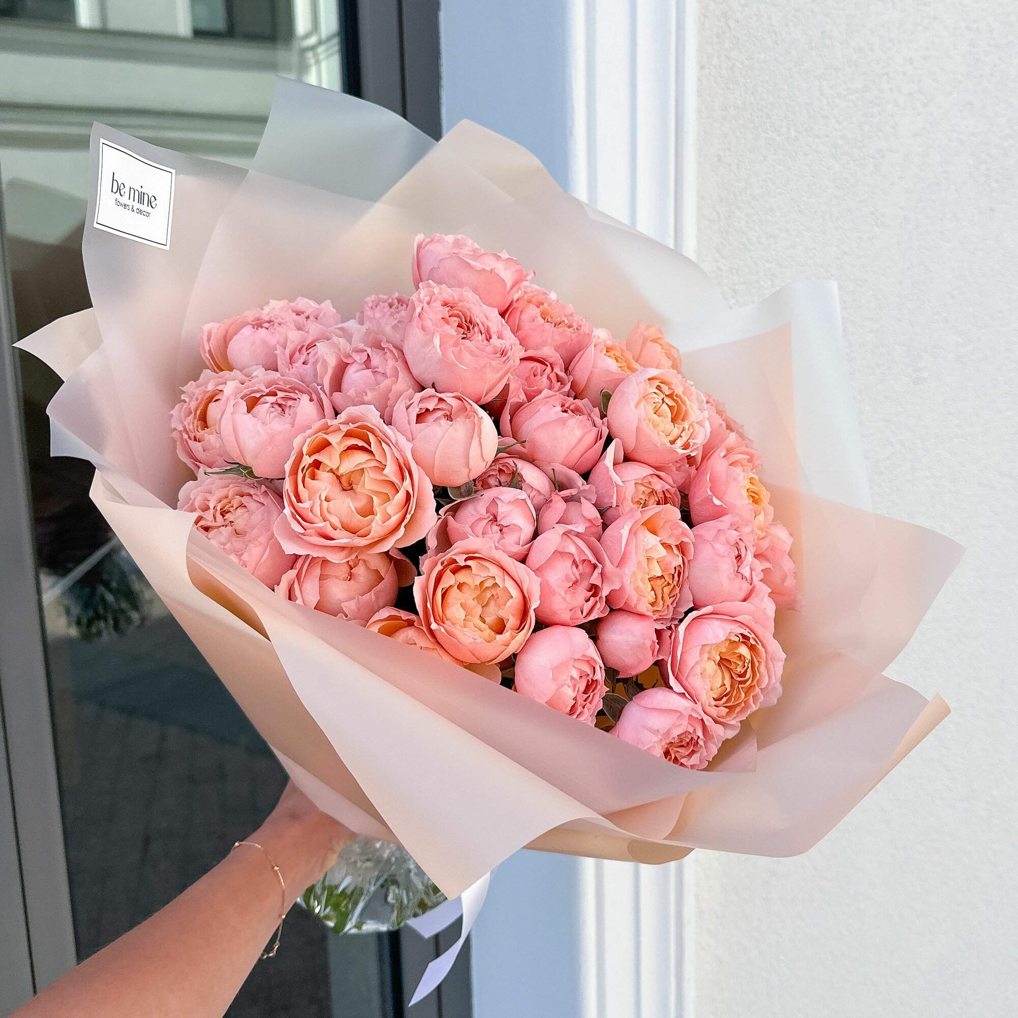 Пионовидные розы Джульетта - 11 шт