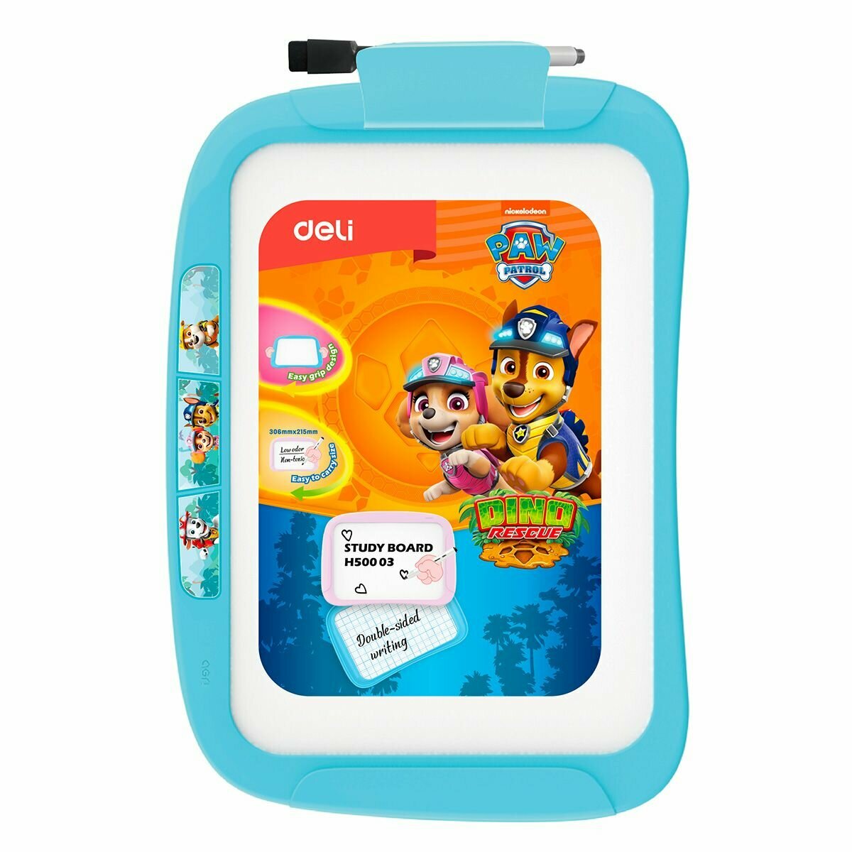 Доска магнитно-маркерная 20.5x28.6 Deli Paw Patrol лак белый пластик