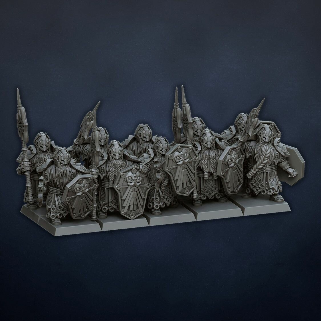 Миниатюра Warhammer Гномы Dwarf Throne Guard