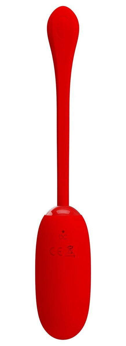 Красное перезаряжаемое виброяйцо Julius Baile