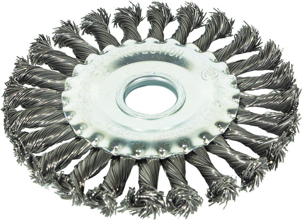 Щетка-крацовка дисковая для УШМ , стальная проволока, 150 мм, GROSSMEISTER