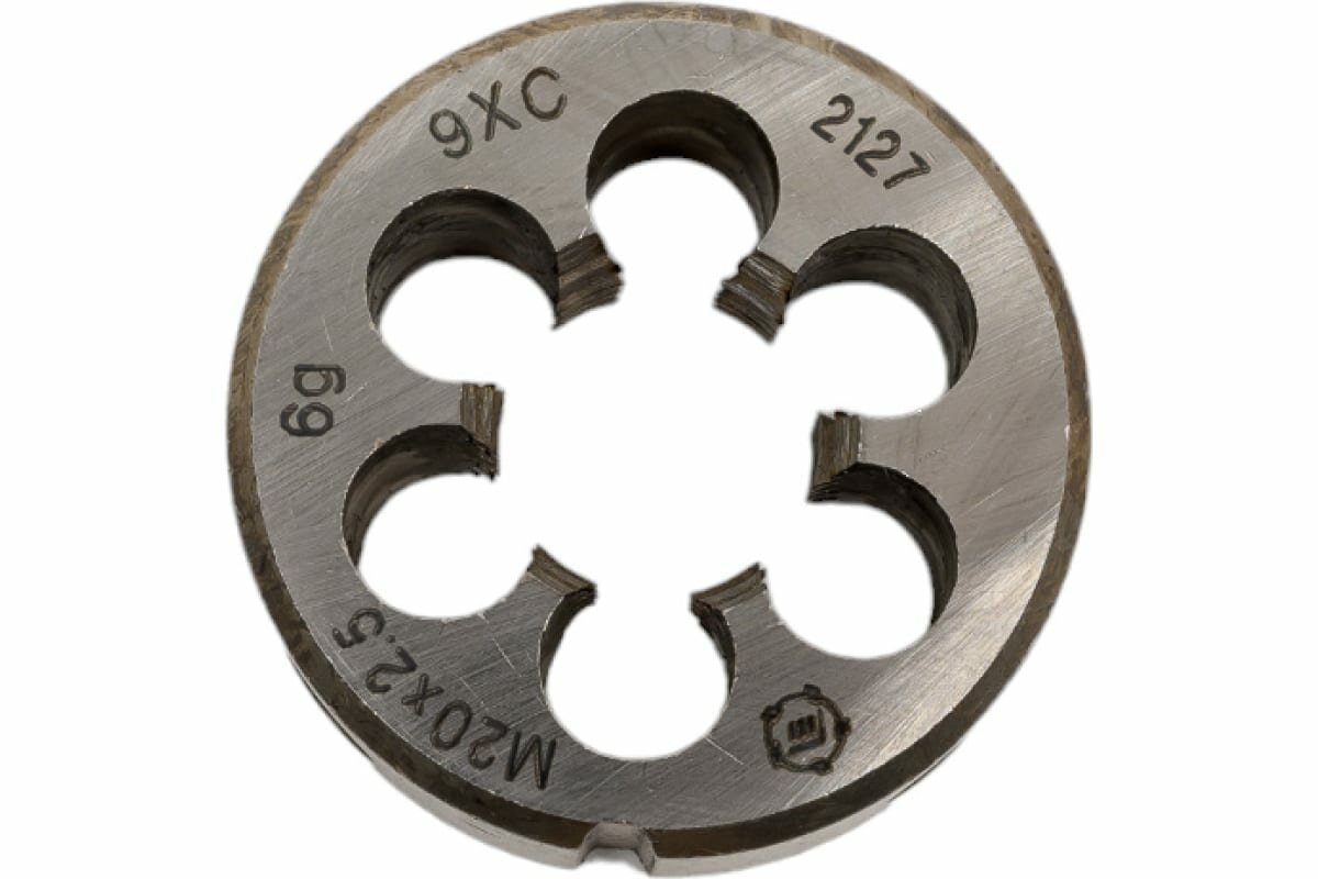 Плашка метрическая М20×2.5 из стали 9ХС ТМ Туламаш 57918 - точная нарезка резьбы