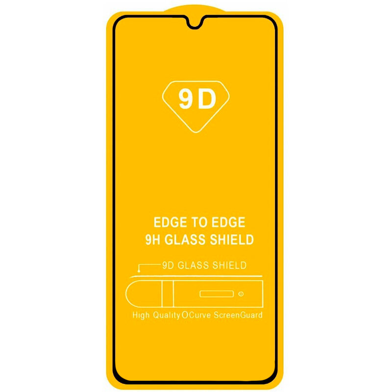Защитное стекло на Xiaomi Redmi 13C/Poco C65, черное, X-CASE