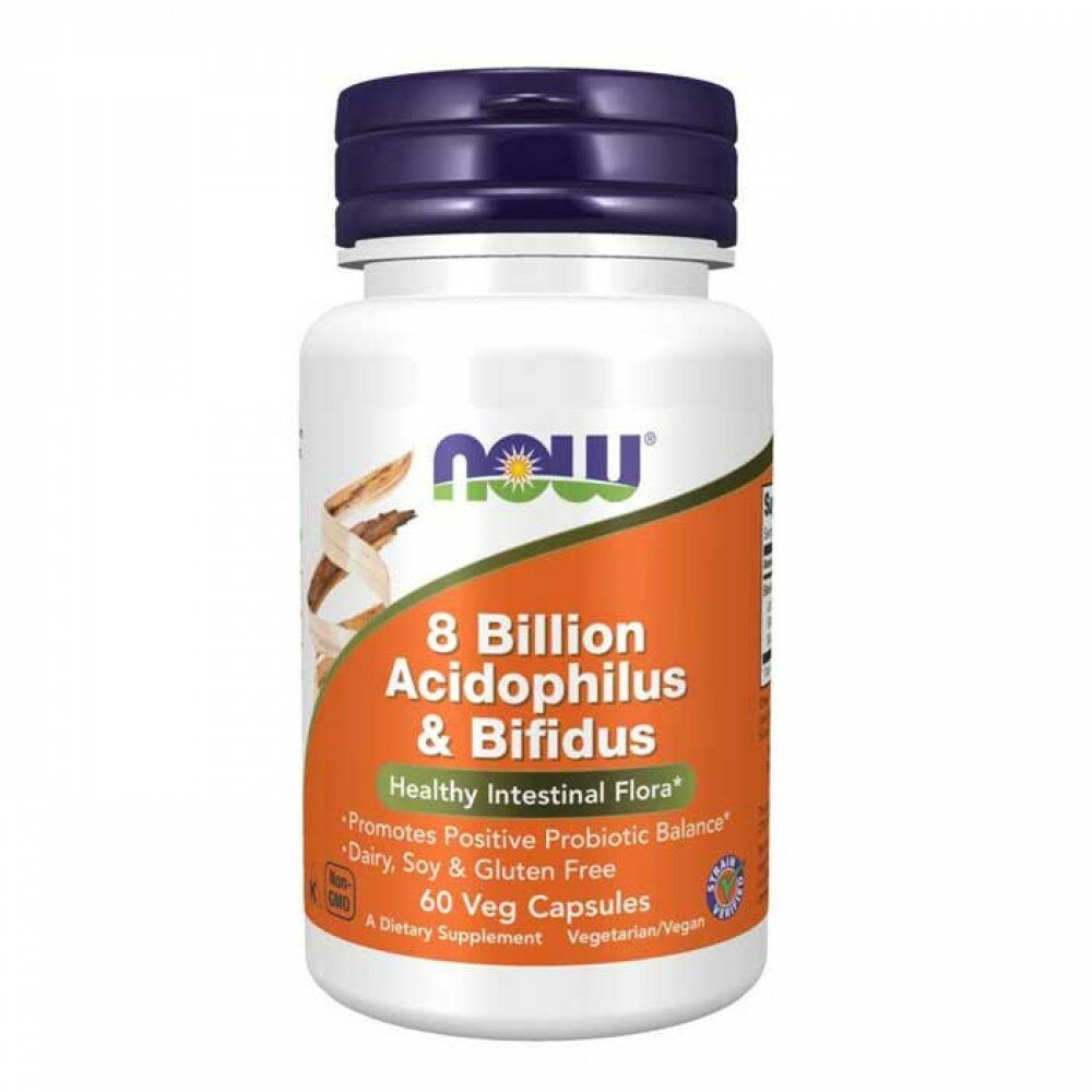 8 Billlion Acidophilus and Bifidus 60 caps Now