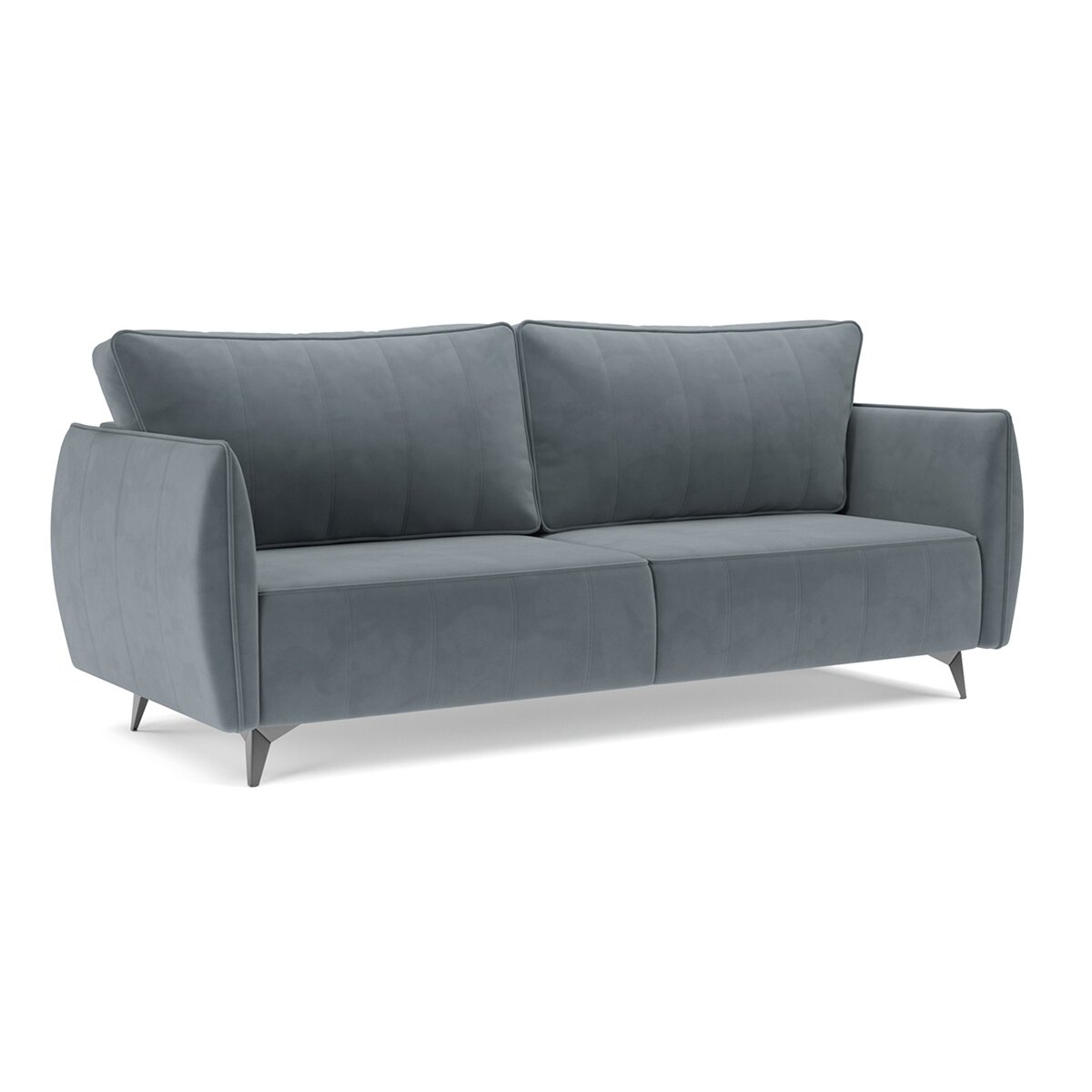 Диван Сток Диванов Дейзи Grey серый, механизм пантограф, на ножках