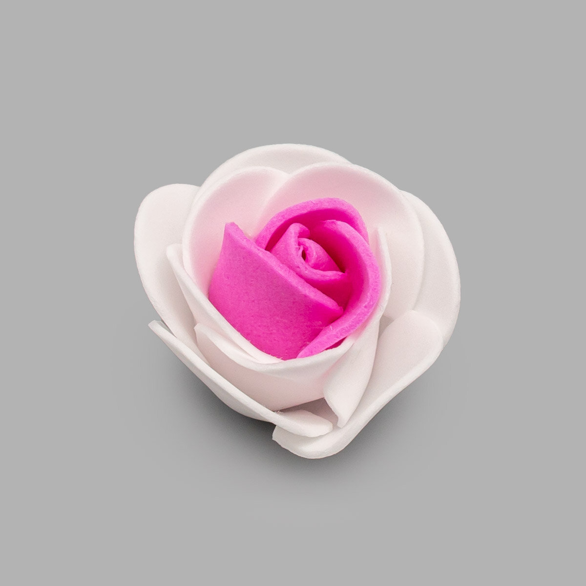 Цветы декоративные из фоамирана 'Розочка', SOVUSHKA, 25159, 38 мм (белый, малиновый), 8 шт