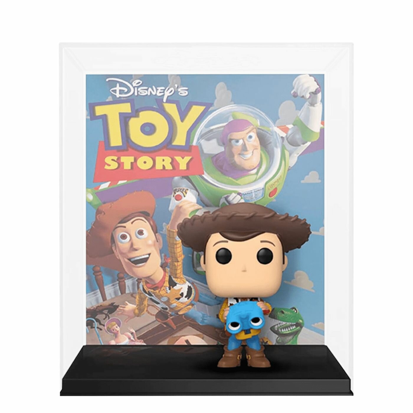 Фигурка Funko POP Woody with Lenny the Binoculars VHS Covers из мультфильма Toy Story / Ковбой Вуди c Биноклем Ленни из История Игрушек, Фанко ПОП