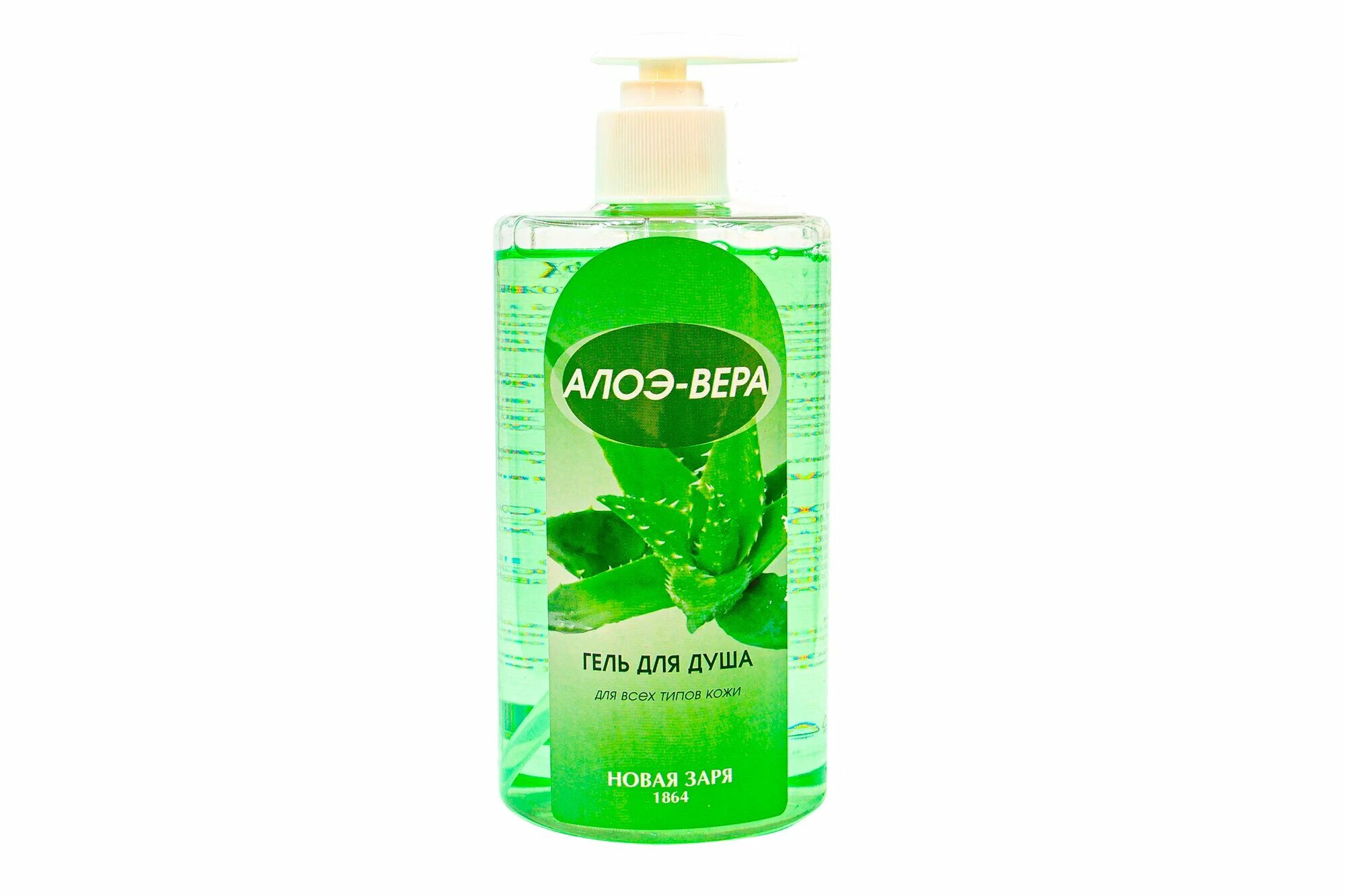 Новая заря Гель для душа Алоэ вера увлажняющий для всех типов кожи 660 мл