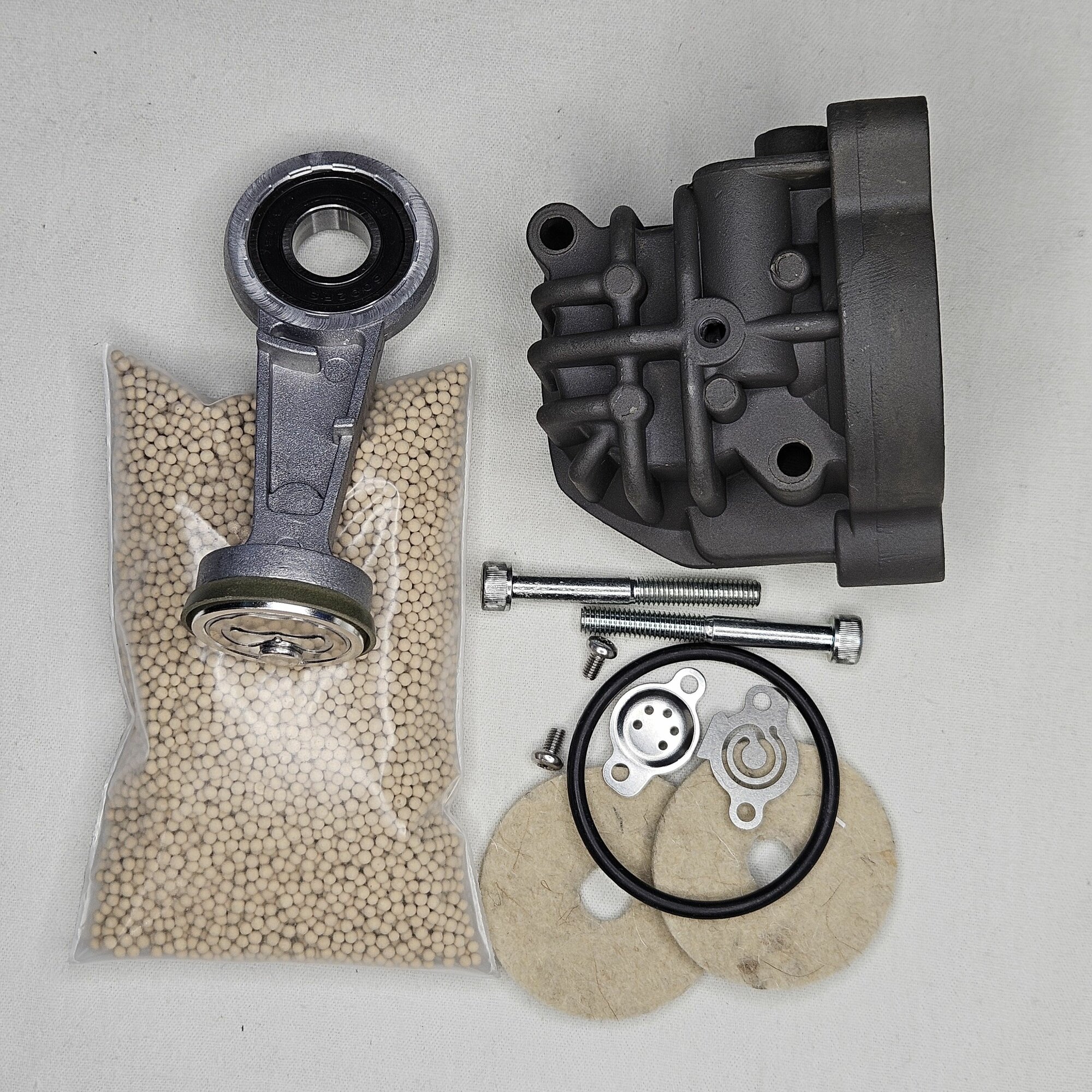 Ремкомплект компрессора пневмоподвески WABCO F01 F02, F04 F07, F10 F11 G11, G12 A74G A8D4 w212 w218Ремкомплект компрессора пневмоподвески WABCO 2e поколение (Комплект-3)