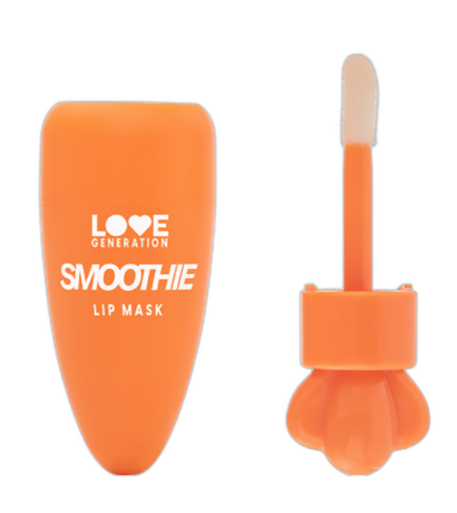 Маска для губ Love Generation Smoothies, тон 03 прозрачно-оранжевый 4 мл