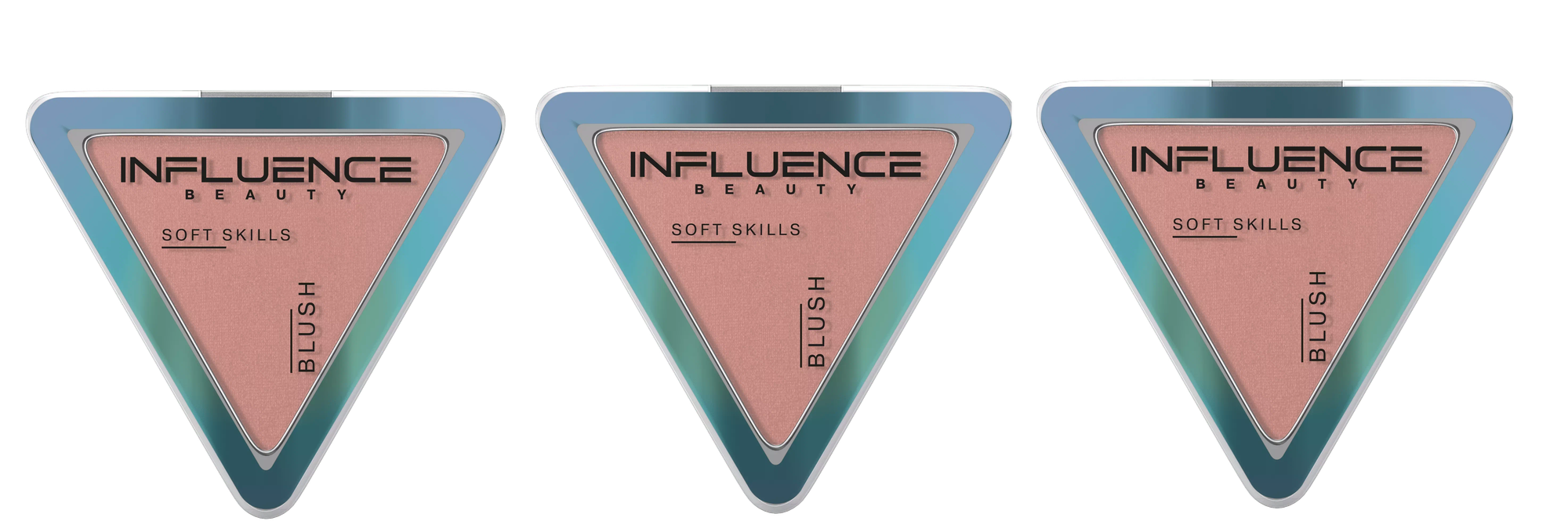 Румяна компактные Influence Beauty Soft skills/Compact blushes тон/shade 04 3 шт