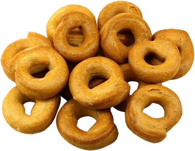 Сушки итальянские Таралли с чесноком, 3 кг, Пензенская шоколадная компания