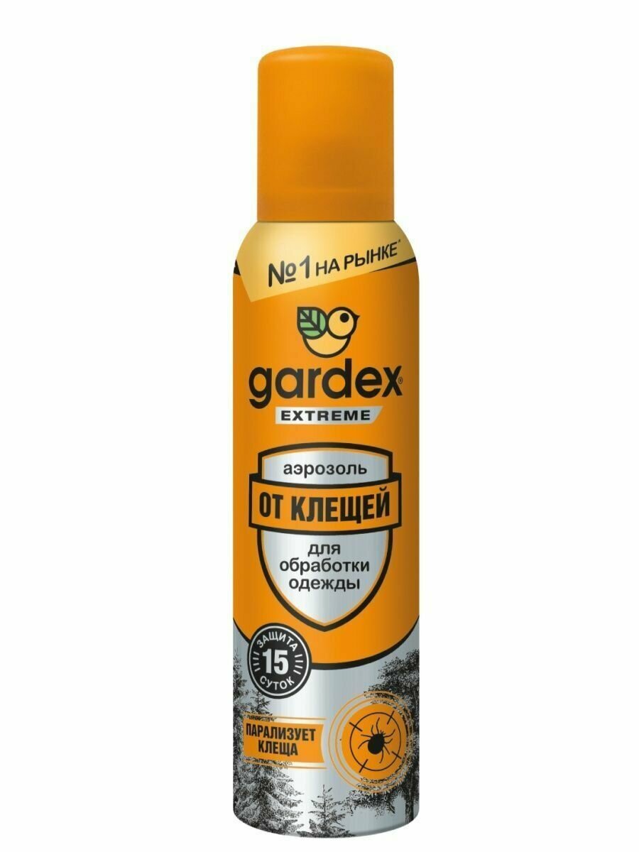 Аэрозоль от клещей Gardex Extreme защита 15 суток 150мл