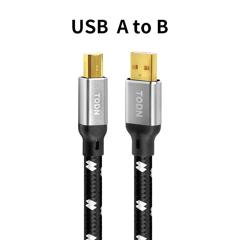 Todn USB-кабель DAC Type C - Type B 6N OFC USB A to B, 1.5m