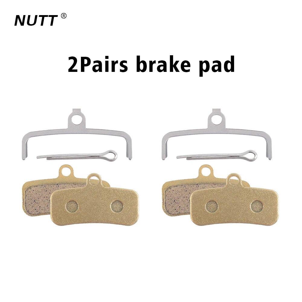 Тормозные колодки NUTT Ice-tech Ceramics 4 штуки Бежевый, 2 Pair Metal Pad