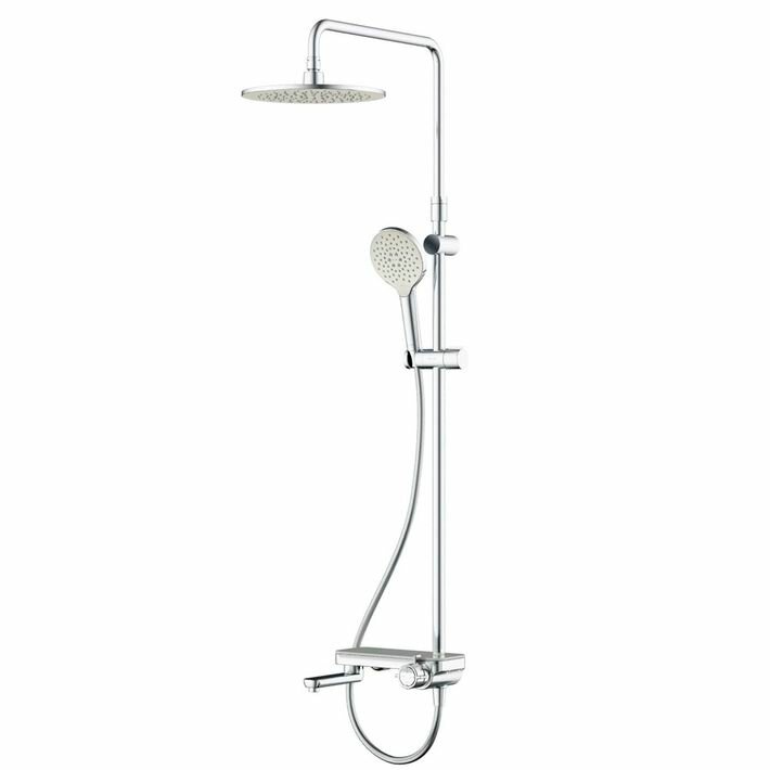 Душевая система AM.PM Like, латунь, ABS-пластик и нержавеющая сталь