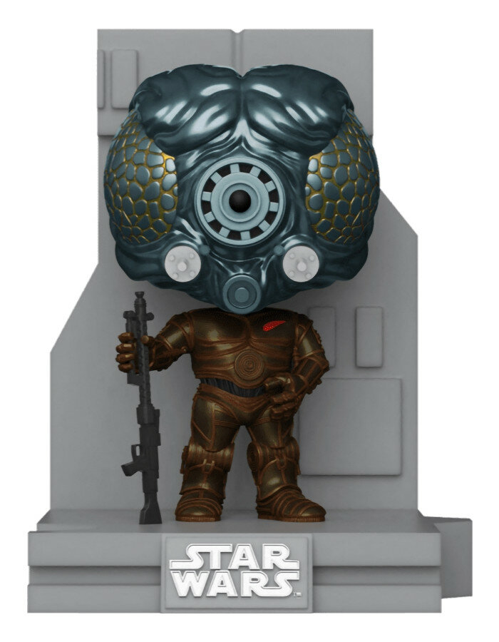 Фигурка Funko POP! Deluxe Bobble Star Wars SW Bounty Hunters 4-LOM (MT) (Exc) 56107