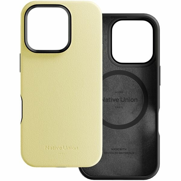 Чехол Native Union Active Case для Apple iPhone 16 Lemon