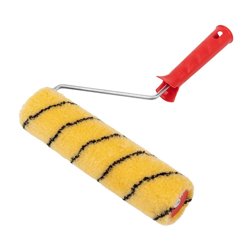 Decor Валик мини серии "Black Edition", полиакрил тигр (ширина ролика 100 мм, d 42 мм, бюгель 6 мм (удлиненная ручка), ворс 11 мм)