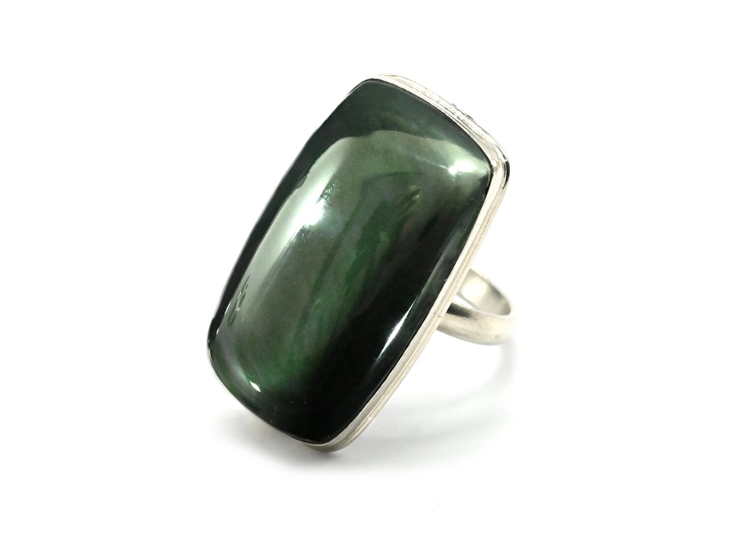 Кольцо, обсидиан